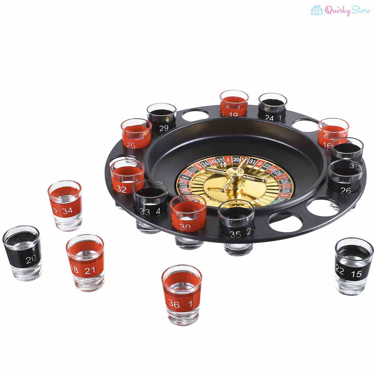 Drinking Roulette Set ( 16 Shot Glasses ) – QuirkyStore.in