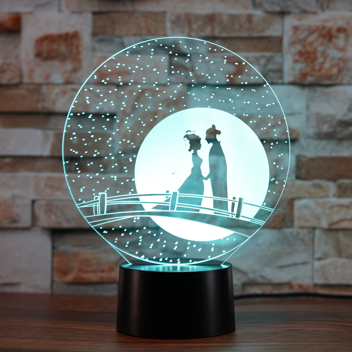 Buy 3D Illusion Hologram Couple Romance Lamp Online-India – QuirkyStore.in
